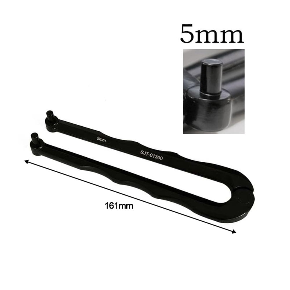 Black Finish Steel Adjustable Pin-Type Face Spanner Spanner Wrench For ...