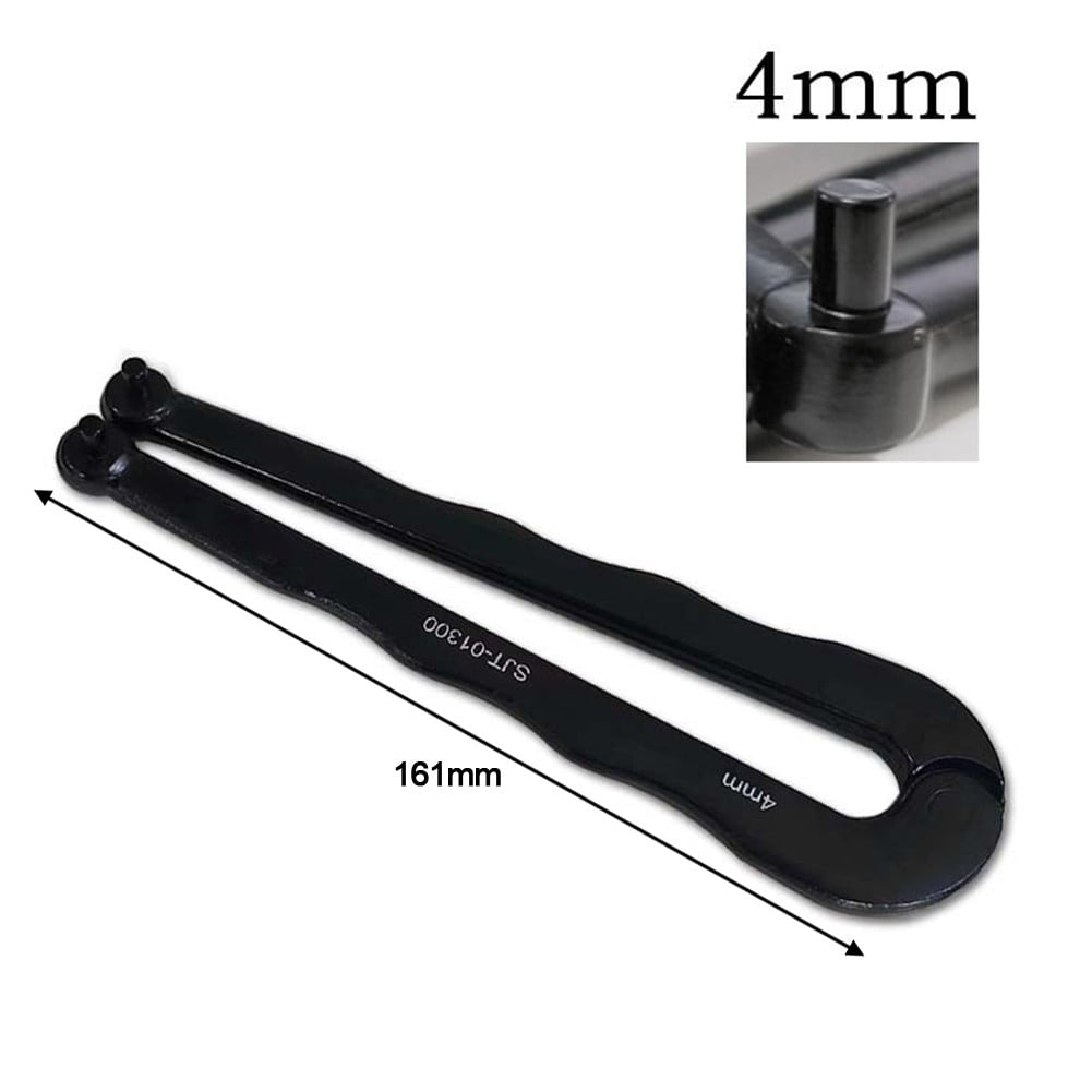 Black Finish Steel Adjustable Pin-Type Face Spanner Spanner Wrench For ...