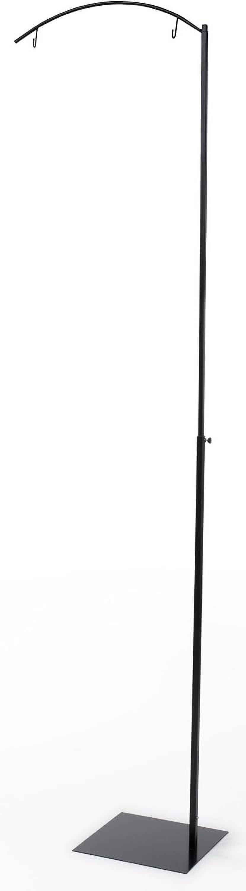 Black Finish Steel Stand Displays Signs Up to 20 x 90-Inches, Height ...