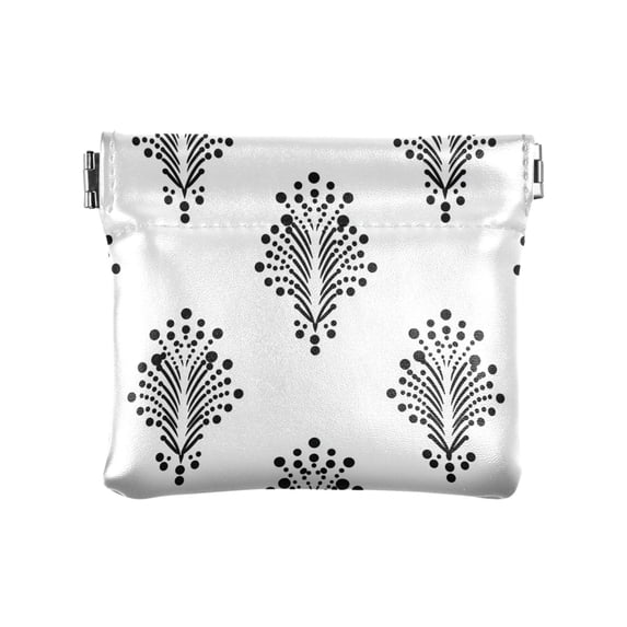 Black Firework Pattern Women's Coin Purses Change Pouches Wallets ...
