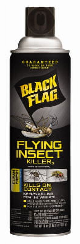 Black Flag 18 OZ Flying Insect Killer Clean Fresh Scent Fast Kill No M ...