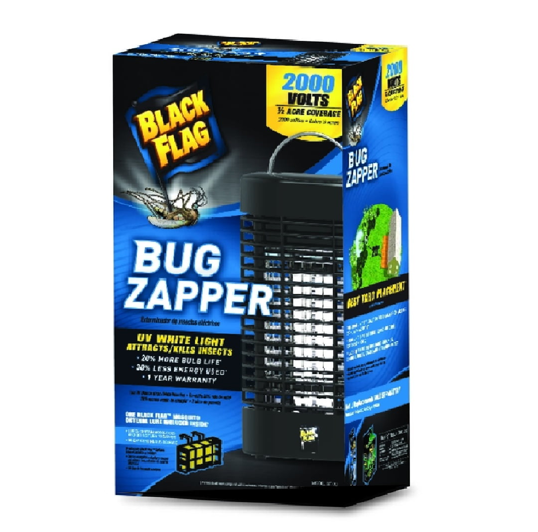 Black Flag 2000 Volt Electronic Plug In Bug Zapper Insect Killer with ...