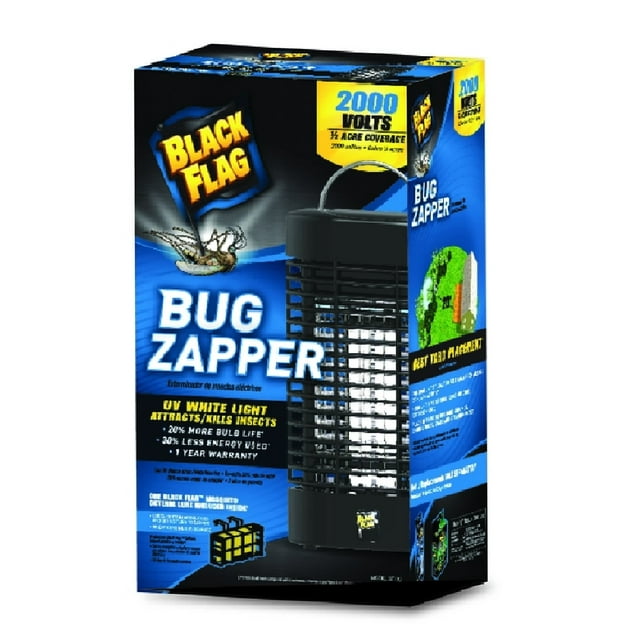 Black Flag 2000 Volt Electronic Plug In Bug Zapper Insect Killer with ...