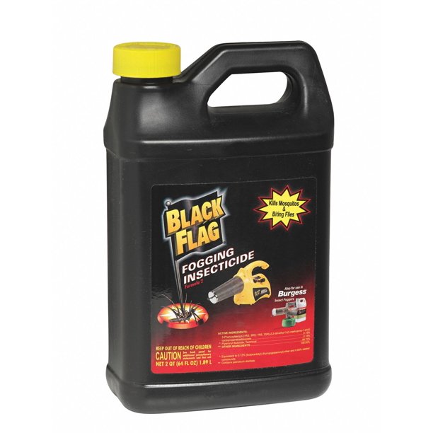 Black Flag Flying Insect Killer, Dry Fog, 64 oz., Outdoor Only, DEET ...