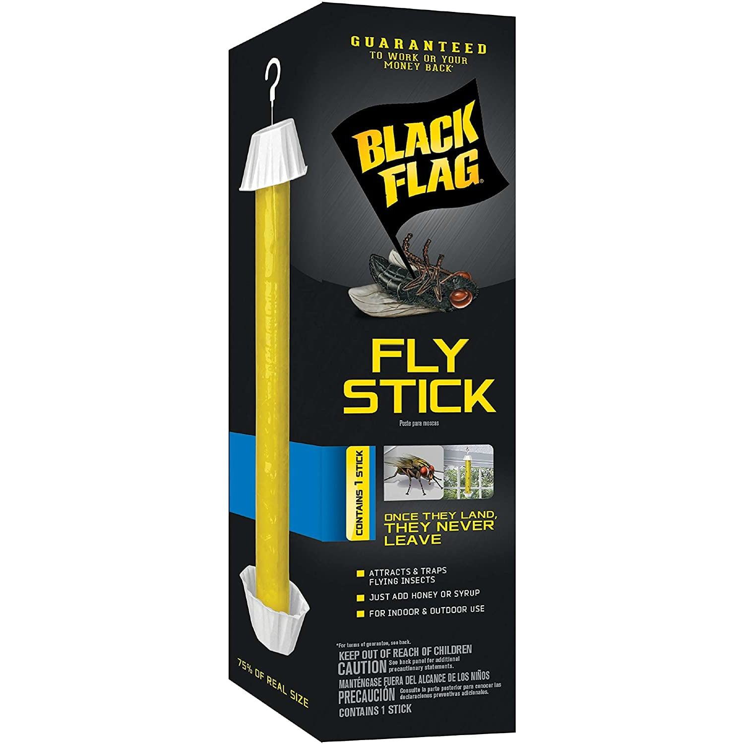 Black Flag HG-11015 Fly Stick Insect Trap - Outdoor and Indoor Home ...