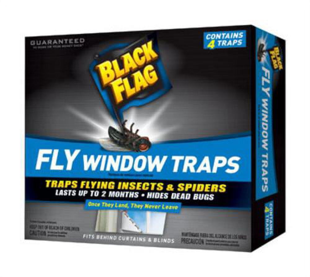 Black Flag HG-11017 Fly Window Trap, Black, Each - Walmart Business ...