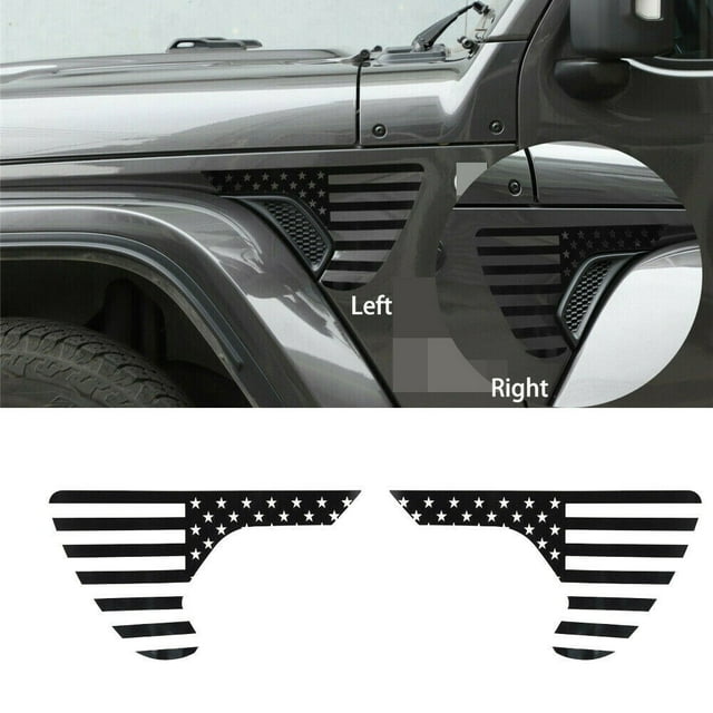 Black Flag Leaf Sticker Trim for Jeep for Wrangler for Gladiator2018 ...