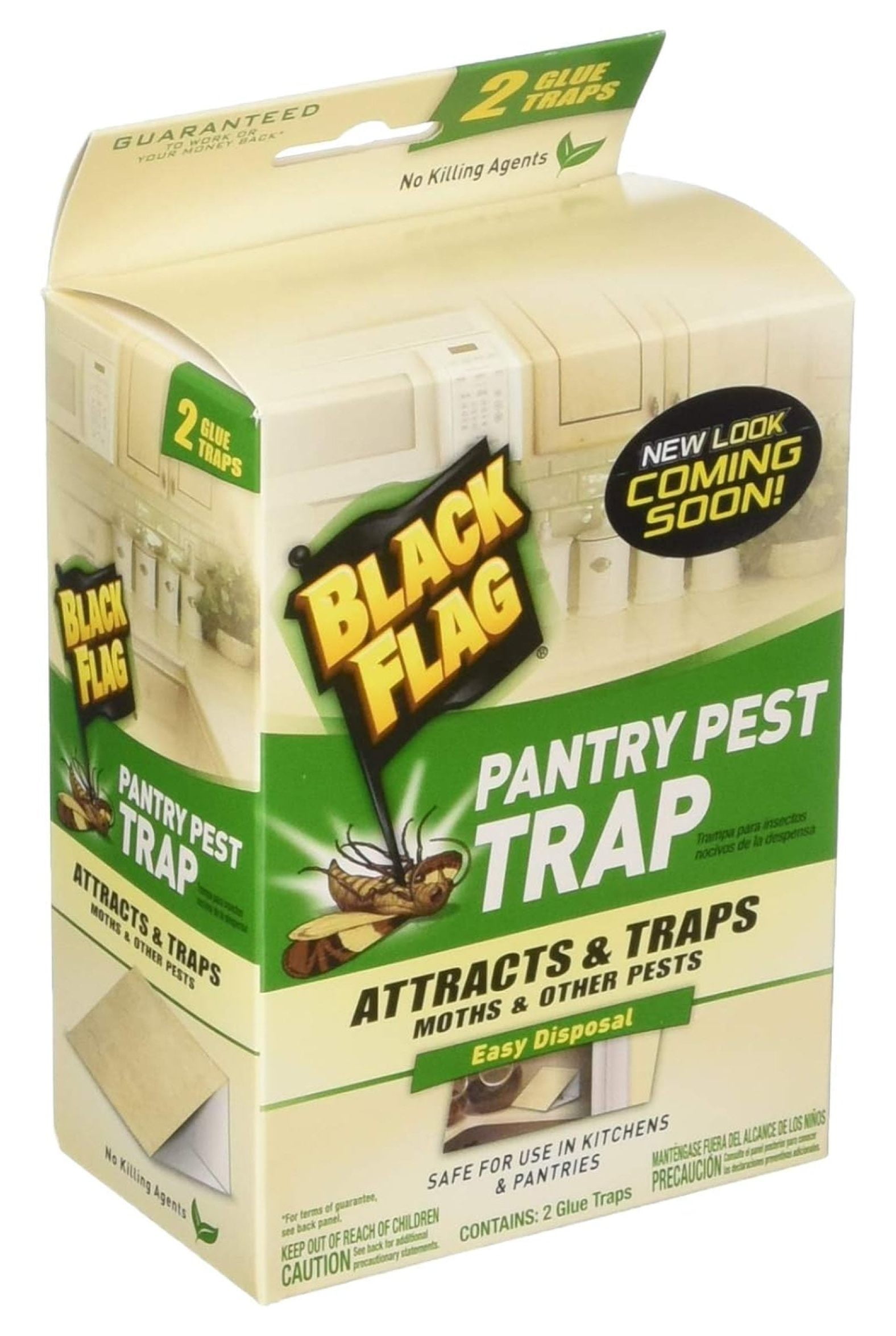 Black Flag Pantry Pest Traps - 8 Total(4 Packages with 2 Traps Each ...