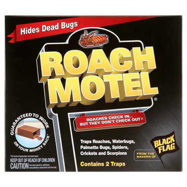 PIC RP Roach Prison Covered Insect Glue Trap, 2 pk - Walmart.com