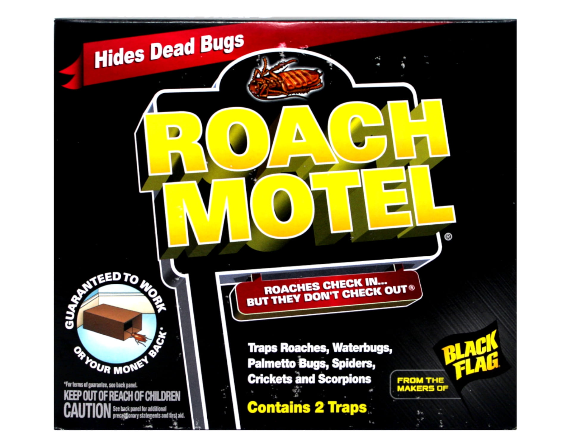 Black Flag Roach Motel Insect Trap2Pack - Walmart.com