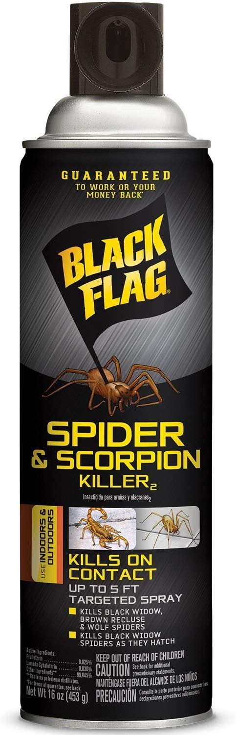 Black Flag Home Defense Indoor Bug Ant Spray, Spider & Scorpion Killer ...
