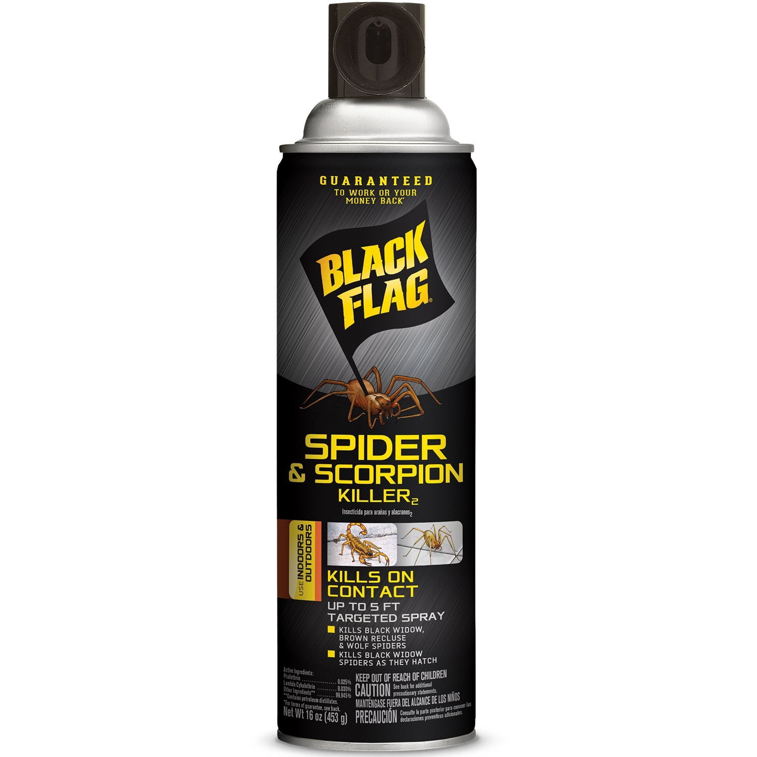 Black Flag Indoor & Outdoor Spider & Scorpion Killer2 Spray, Aerosol ...