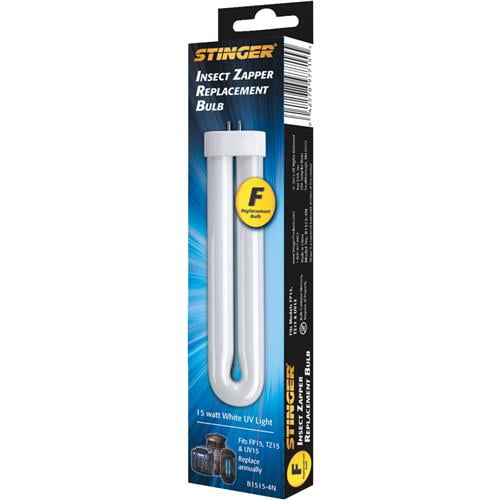Black Flag White Light Bug Zapper Replacement Bulb 15W WHT REFILL, Each ...