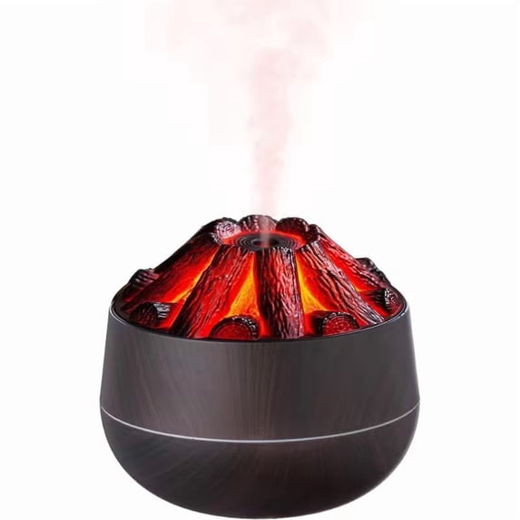 Black Flame Humidifier and Essential Oil Diffuser - Automatic Shut-Off ...