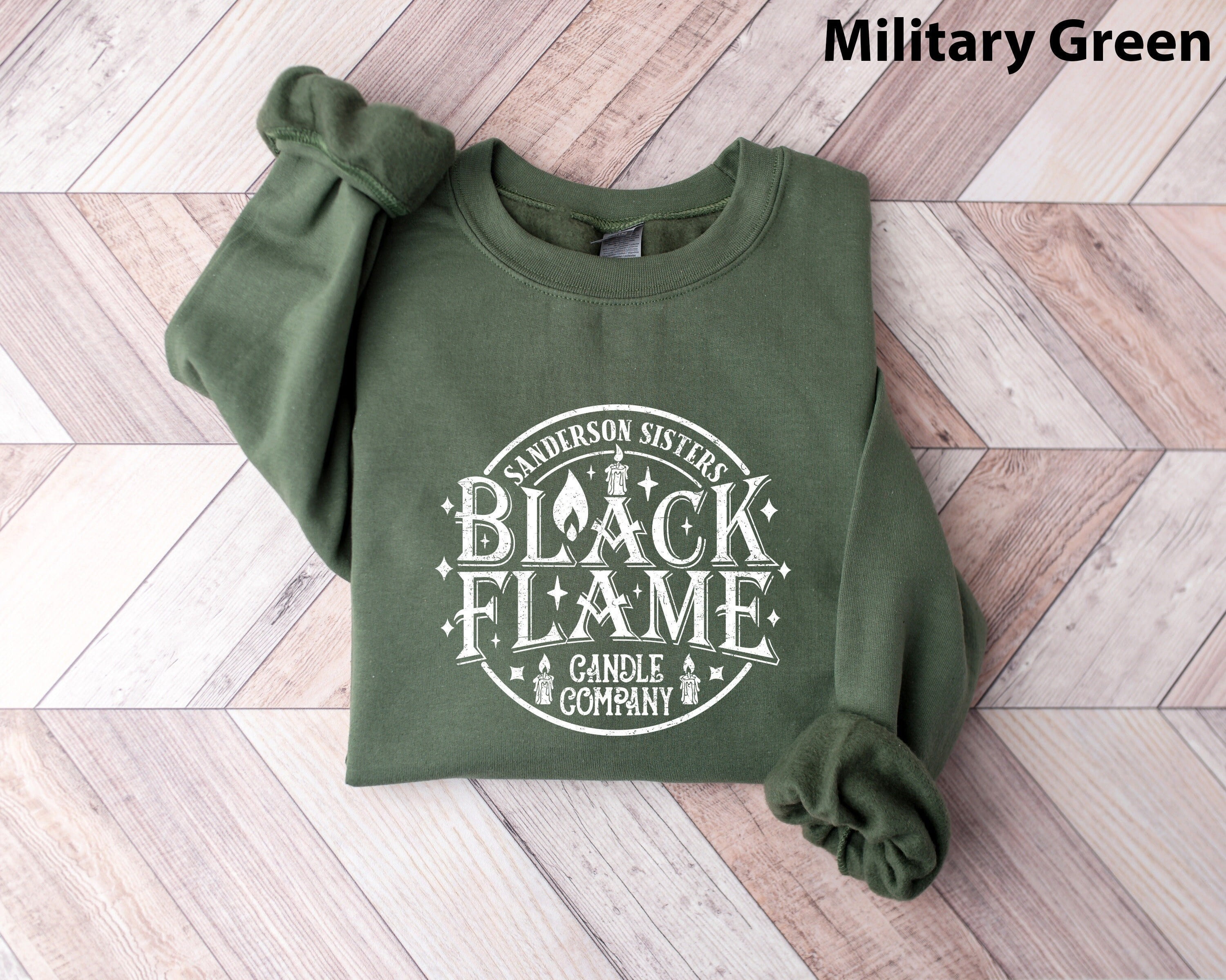Black Flame T-Shirt Sanderson Sisters Shirt Hocus Pocus T-Shirt Witch T ...