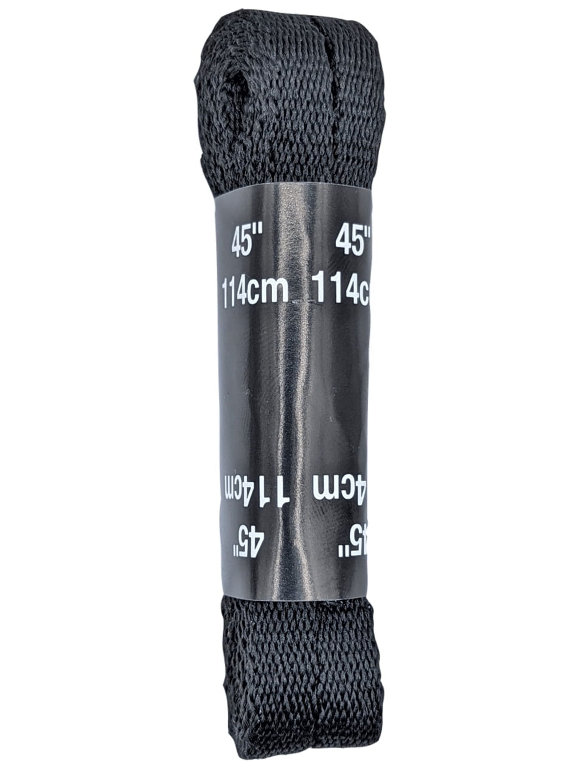 Black Flat Cotton and Nylon Athletic Shoe Laces (1 Pair) - Walmart.com