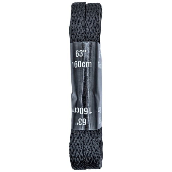 Black Flat Cotton and Nylon Athletic Shoe Laces (1 Pair) - Walmart.com