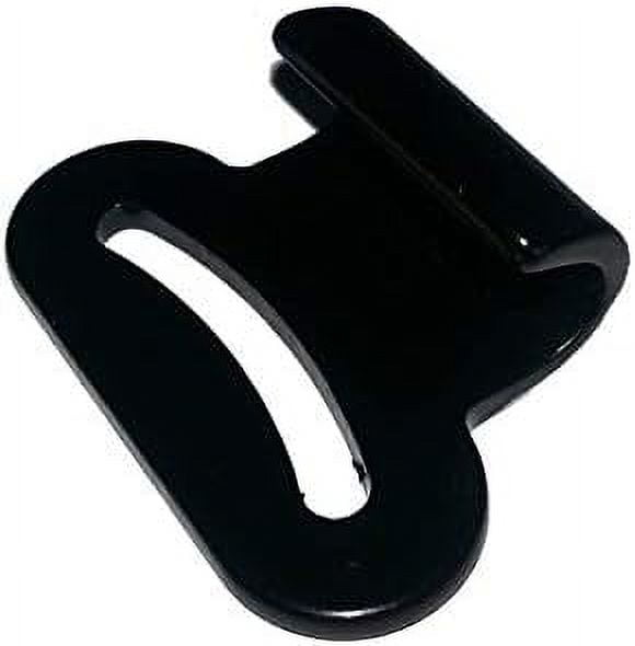 " Black Flat Hook 25 Pack - Walmart.com