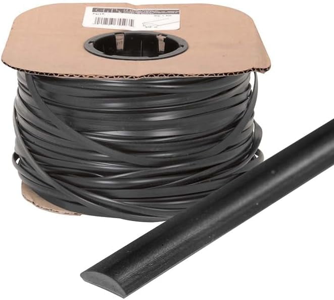 Black Flat Screen Spline - 500 ft Roll - Walmart.com