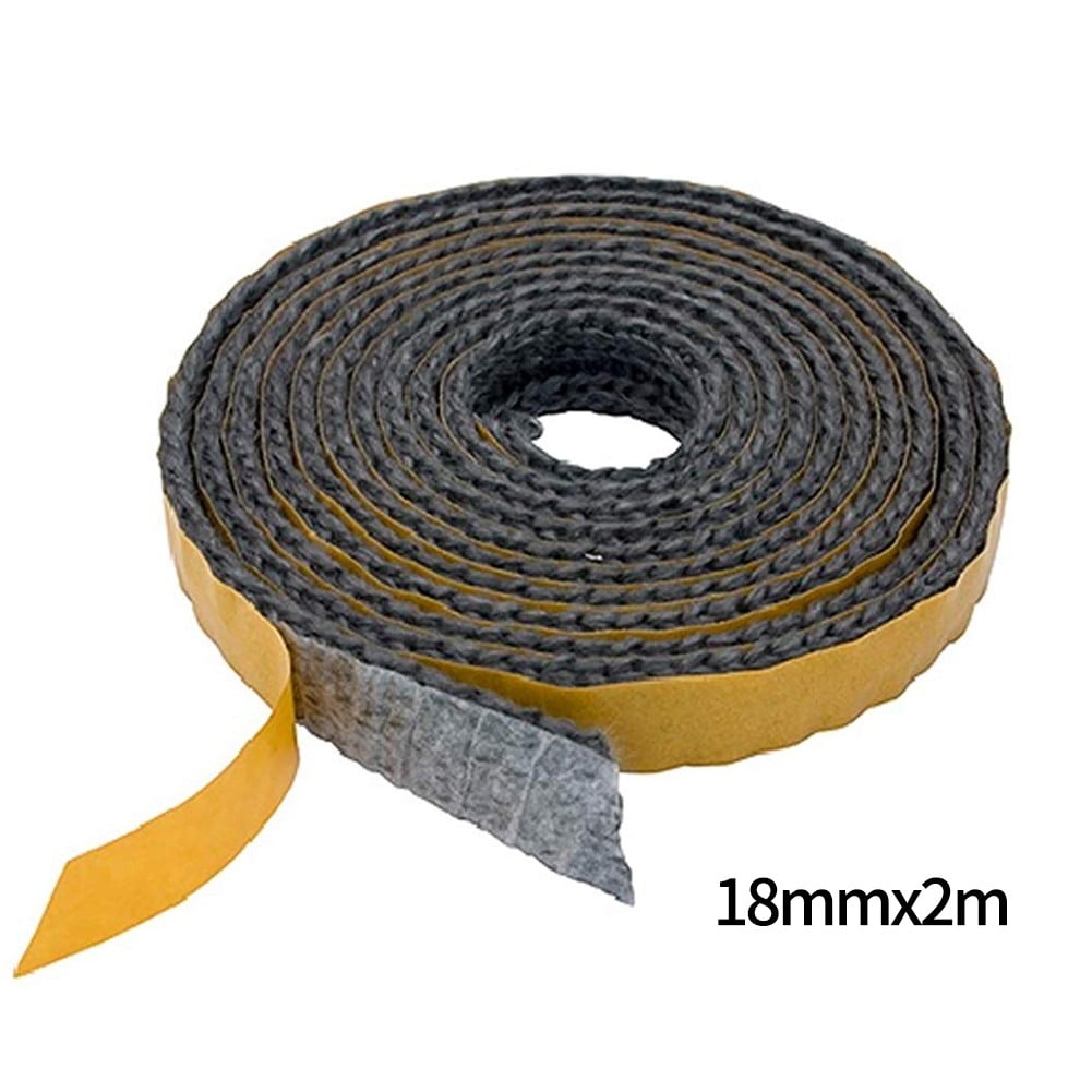 Black Flat Stove Rope Self Adhesive Glass Seal Stove Fire Rope ...