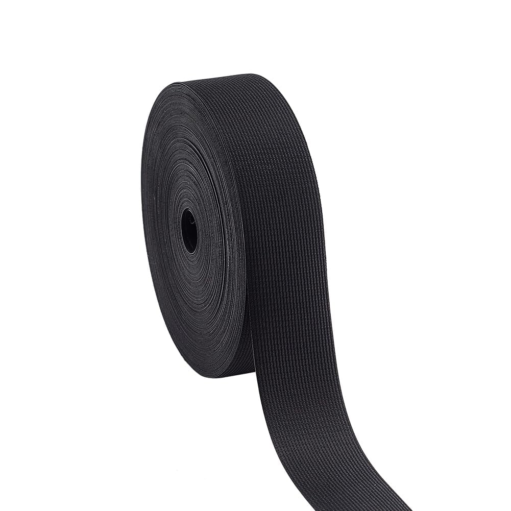 Black Flat TPU Cloth Heat Sealing Tape 0.79Inch 45.9Ft Waterproof Iron ...