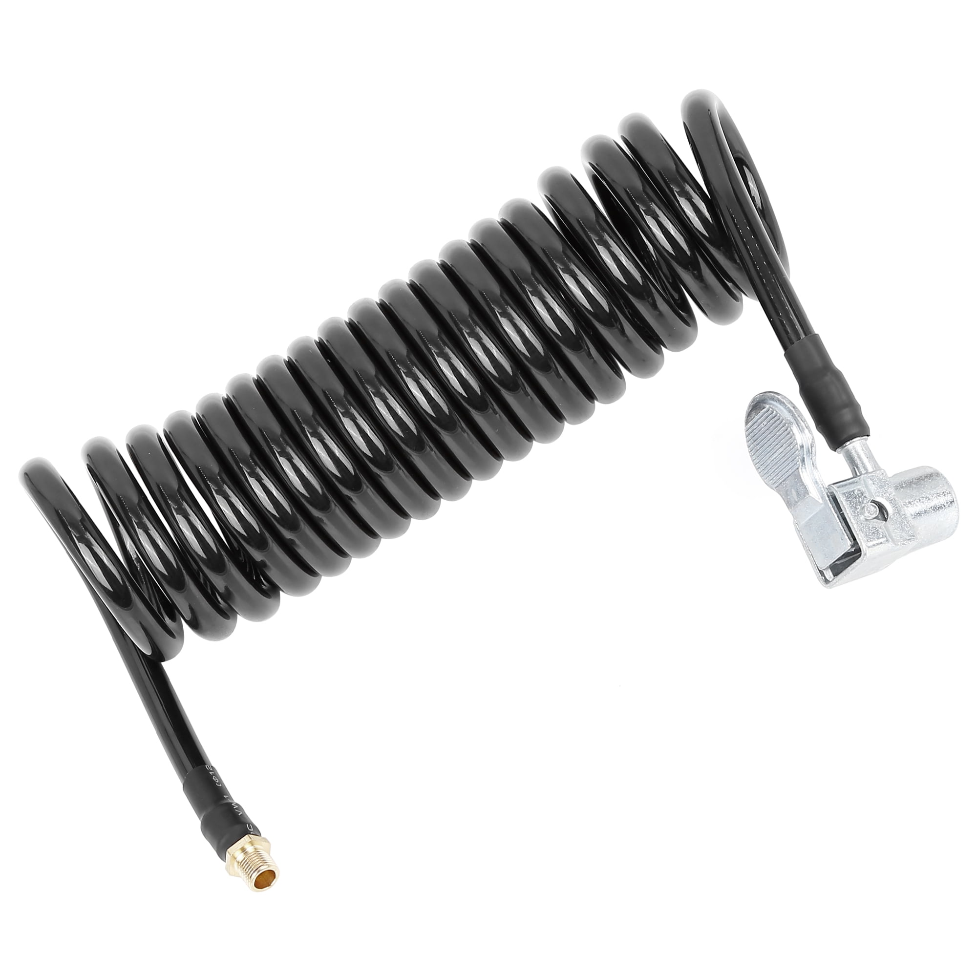 Black Flexible Air Hose with Lock On Chuck 0.31" Outer Diameter by 9.84 ...