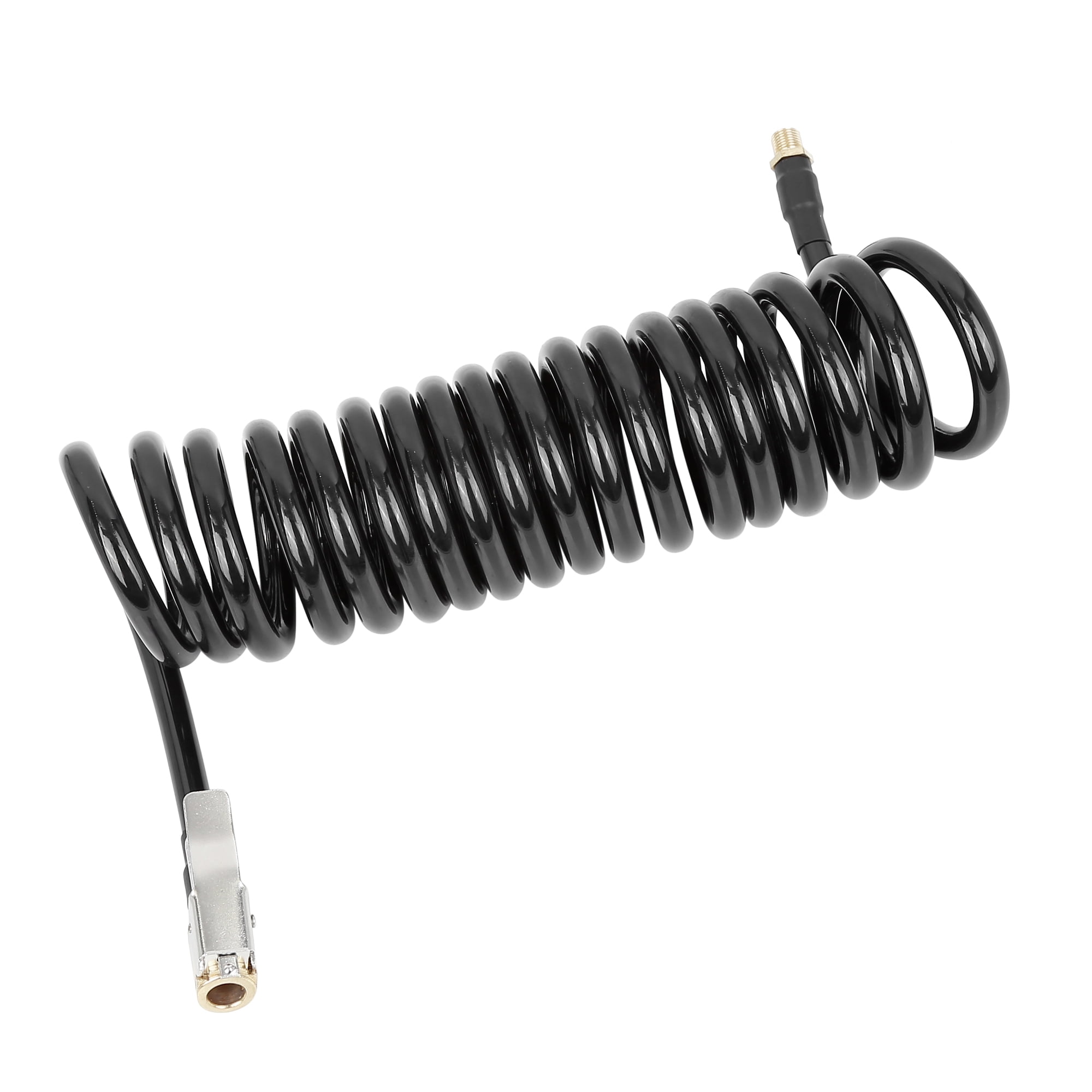 Black Flexible Air Hose with Locking Air Chuck 0.31" Outer Diameter by ...