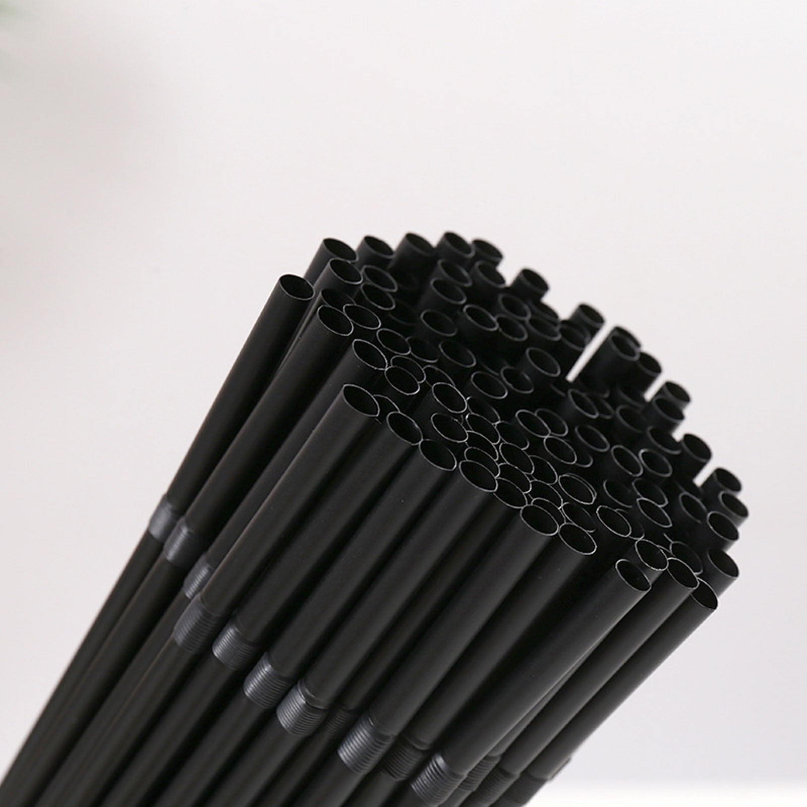 Savings Black Flexible Plastic Straws,Straws Disposable,Individually ...