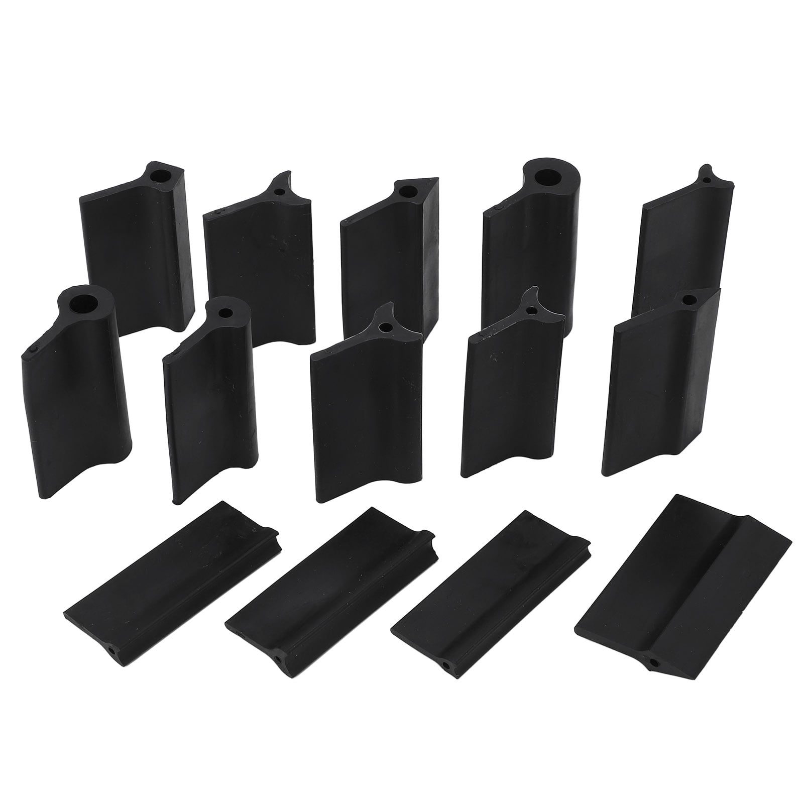 Black Flexible Triangle Sanding Block Set for Wood Rubber Contour ...