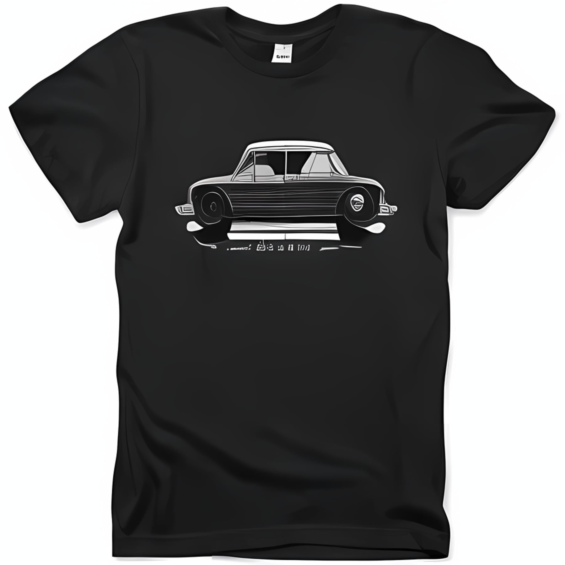 Black Flin W203 CTeech Vector T-Shirt Design Bold Line Art Style ...