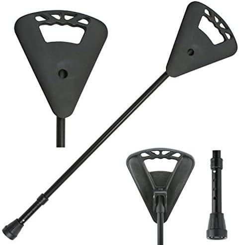 Black Flipstick Straight Adjustable Seat Cane - Walmart.com