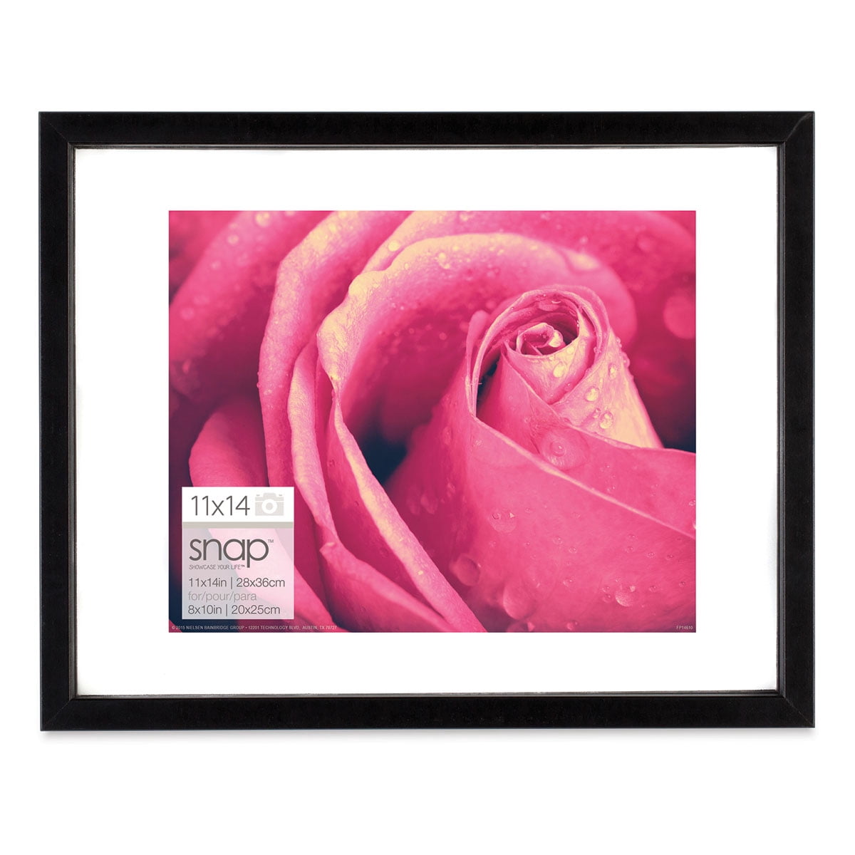 Nielsen Bainbridge Snap Float Frame - Black, 11" x 14" - Walmart.com