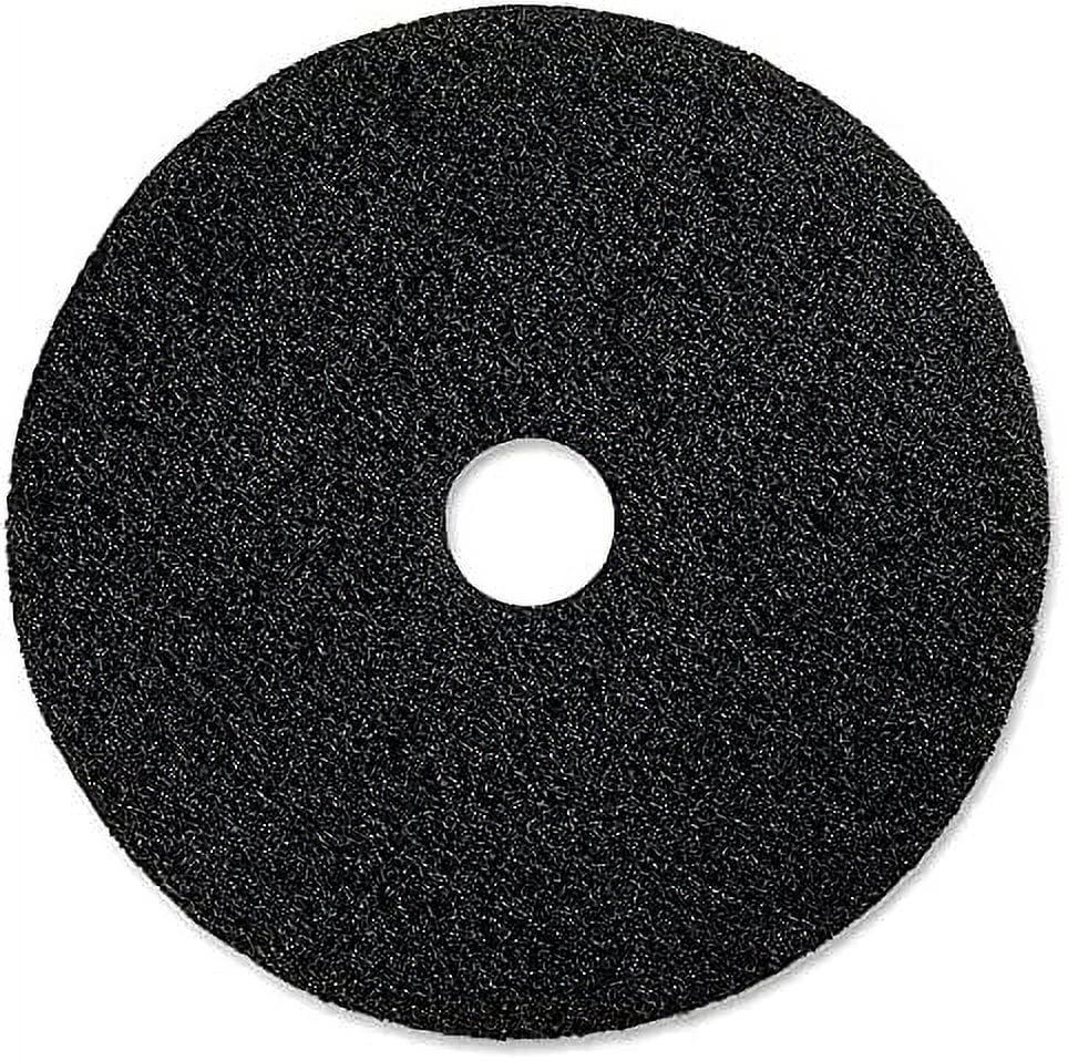 Black Floor Machine Pads, Thick Aggressive Floor Stripping Pads for Low ...