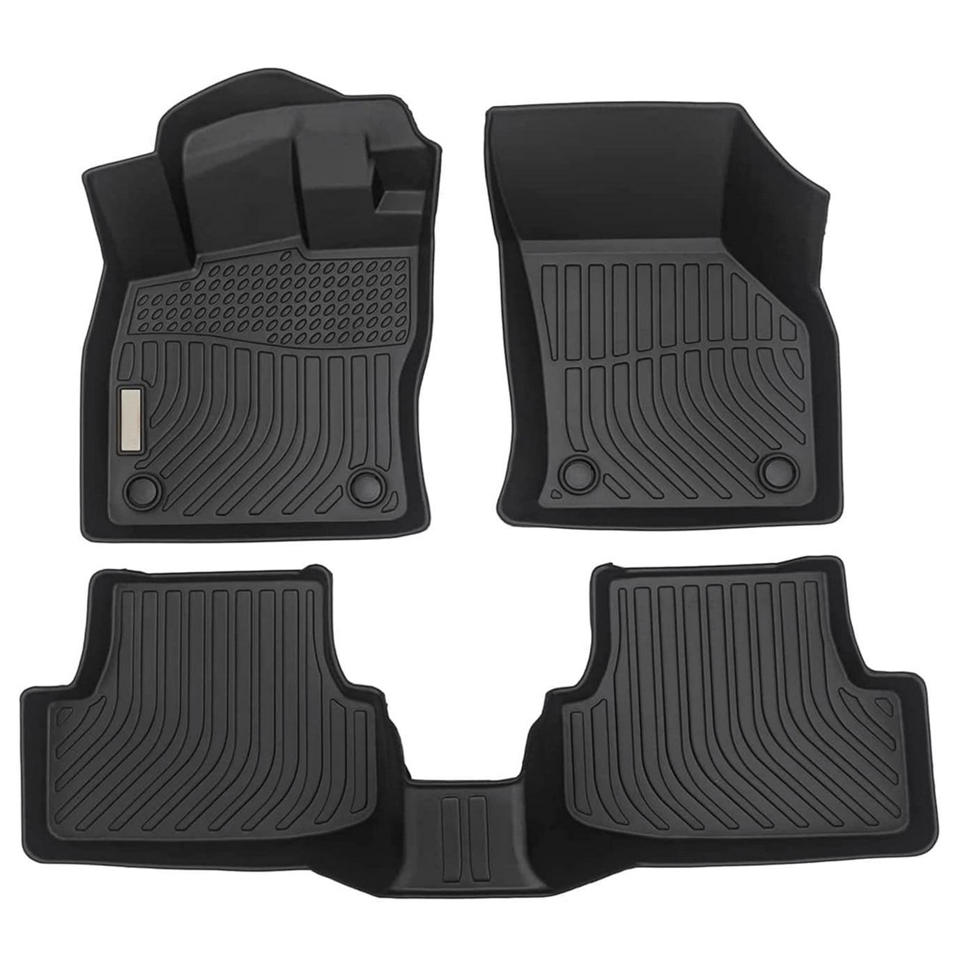 Black Floor Mats Liners Replacement for Volkswagen VW Golf/Golf ...