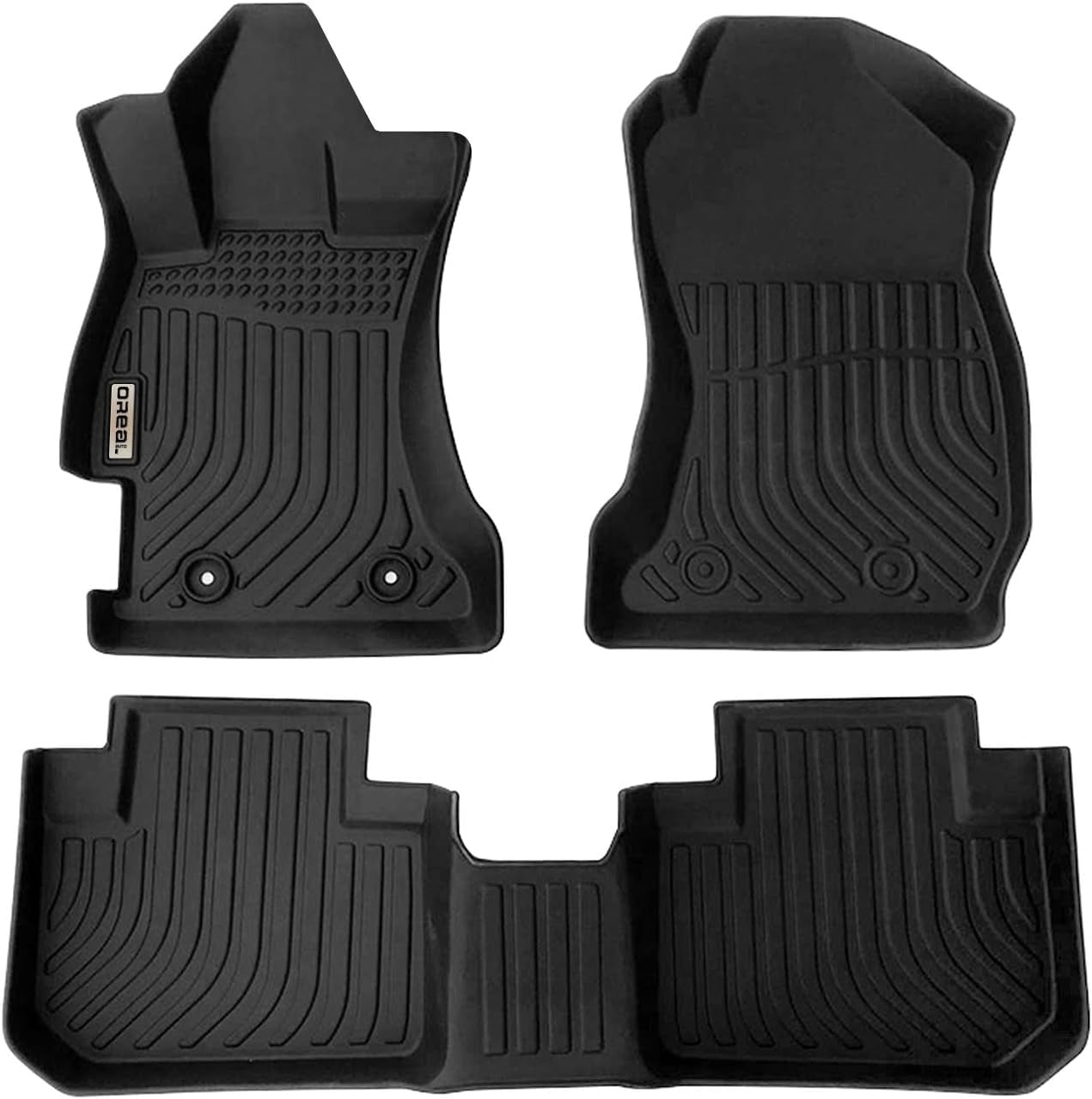 Black Floor Mats Replacement for Liners Subaru Forester 2014-2018 Heavy ...