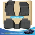 Black Floor Mats Replacement for Liners Subaru Outback & Legacy 2015 ...