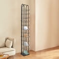 Black Floor Standing Ball Cap Rack and Hat Display Rack Retail Hat ...