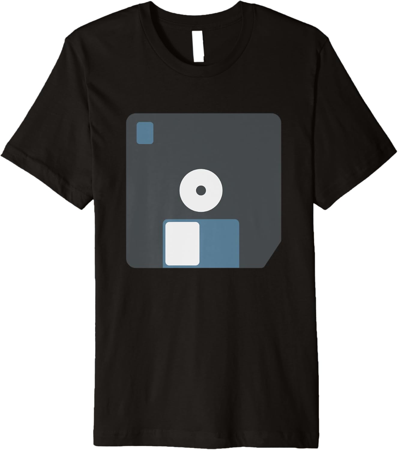Black Floppy Disk Costume Premium T-Shirt men and women can wear, black ...
