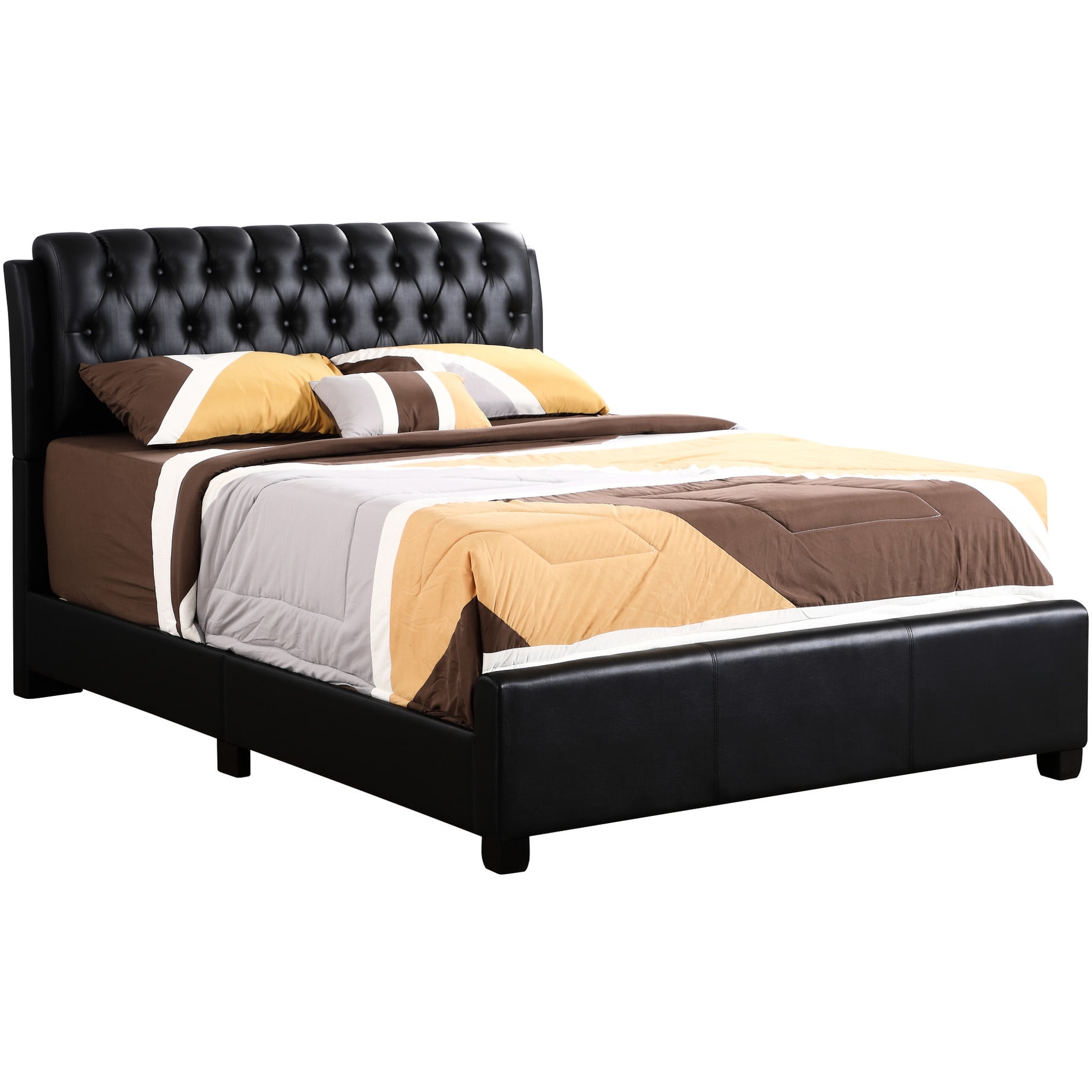 Black Foam - Filled Bed - Robust Support - Bedroom Unwind - Beautifies ...