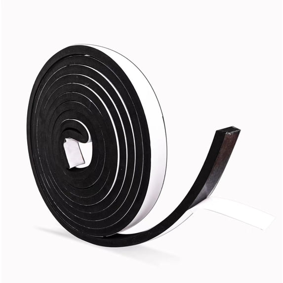 Black Foam Insulation Tape with Self-Adhesive Backing,Closed Cell Foam ...