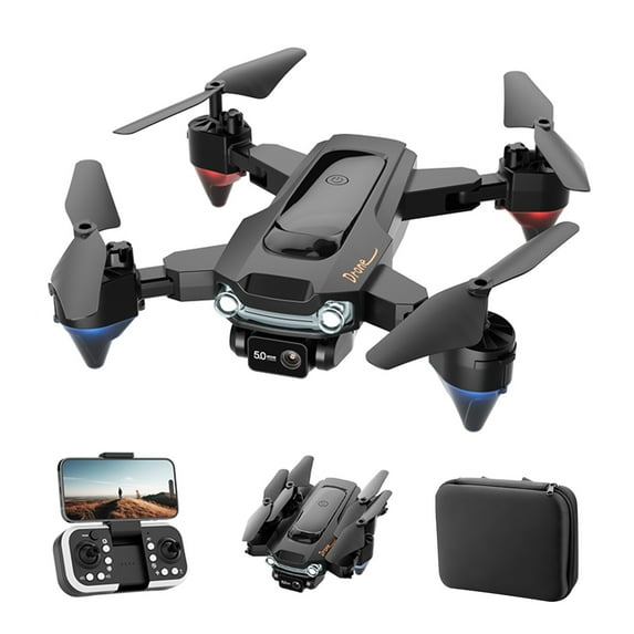 Black Foldable Drone With Dual 1080P Fpv Camera, Wifi Connection ...