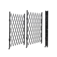 Perma Child Safety 71 in. Wide x 33 in. Tall Brown Retractable Baby ...