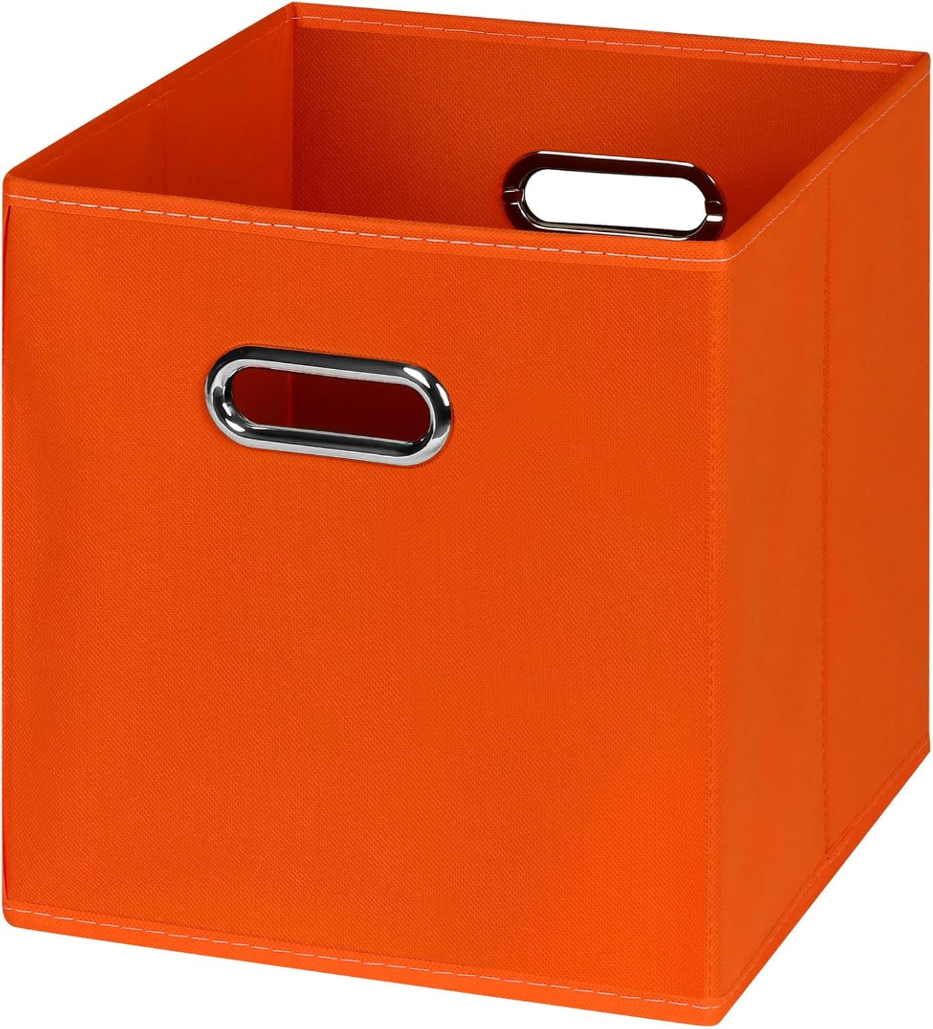 Black Foldable Storage Cubes Bins , Fabric Storage Box Cubes Organizer ...