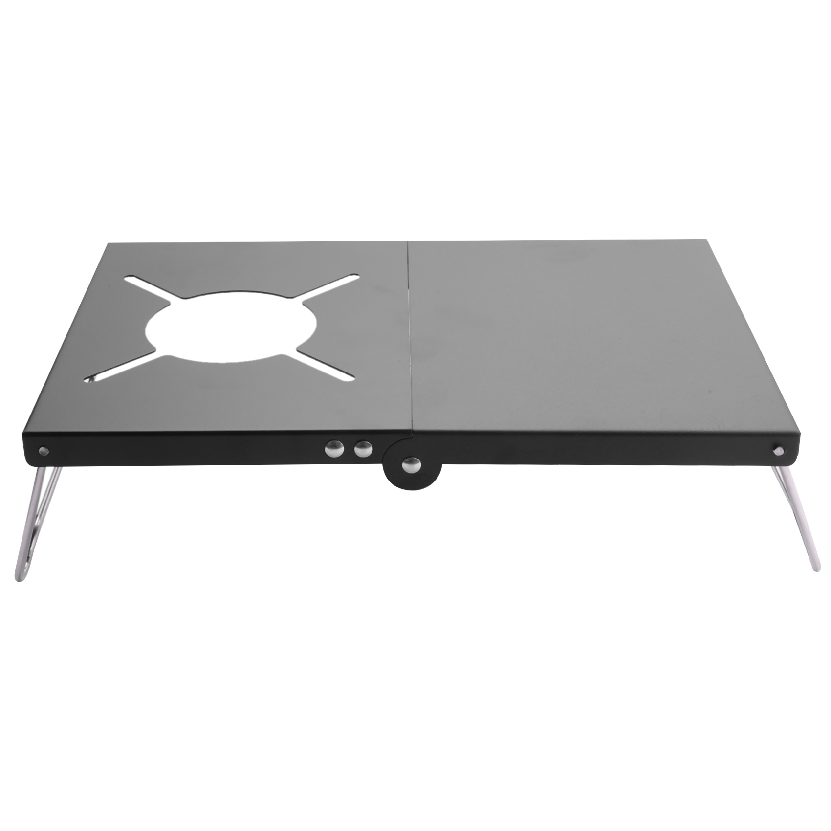 Black Folding Multi- Heat Insulation Table Aluminum Alloy -310 Single ...