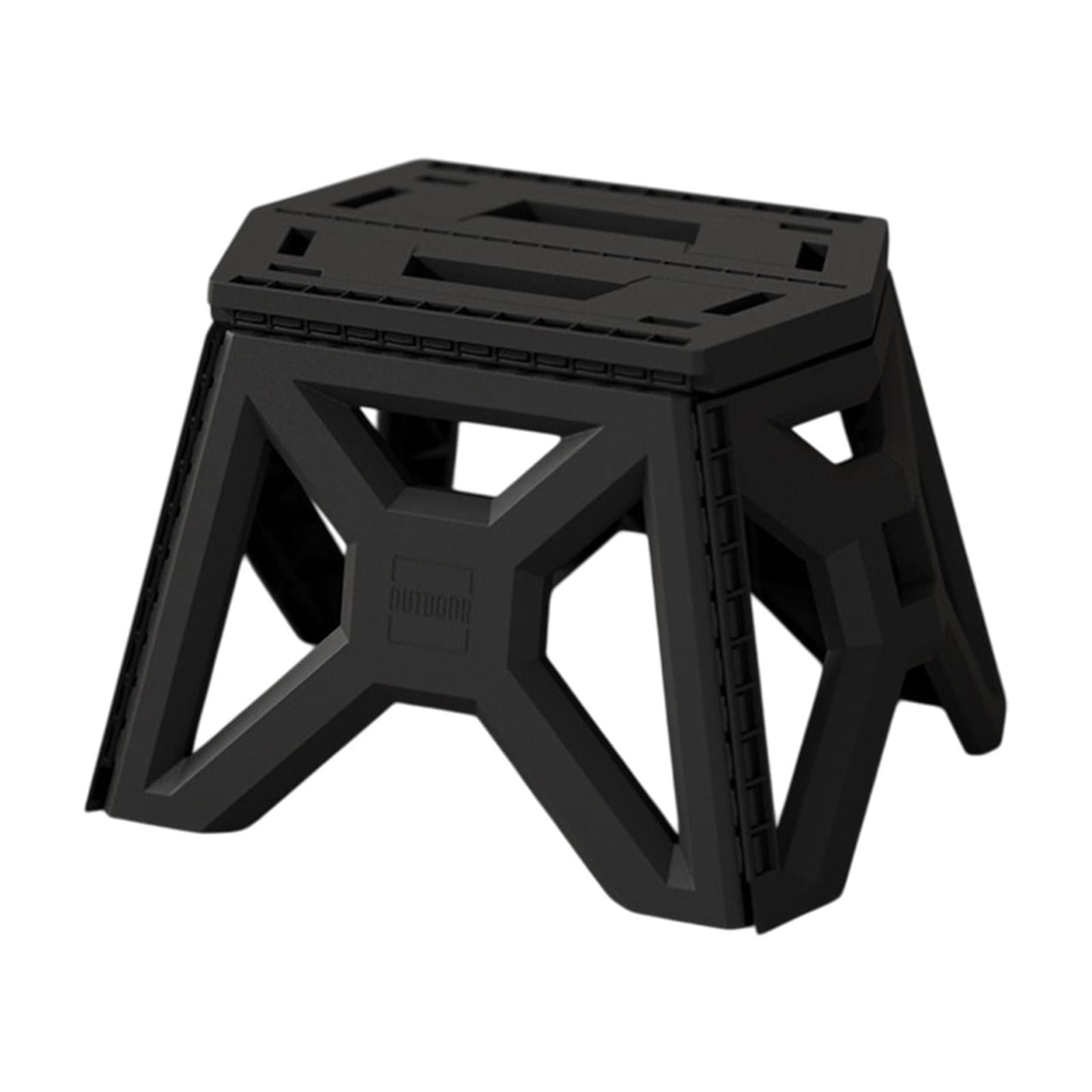 Black Folding Stool For Camping Fishing Outdoor Portable Seat 36 X 25 X ...
