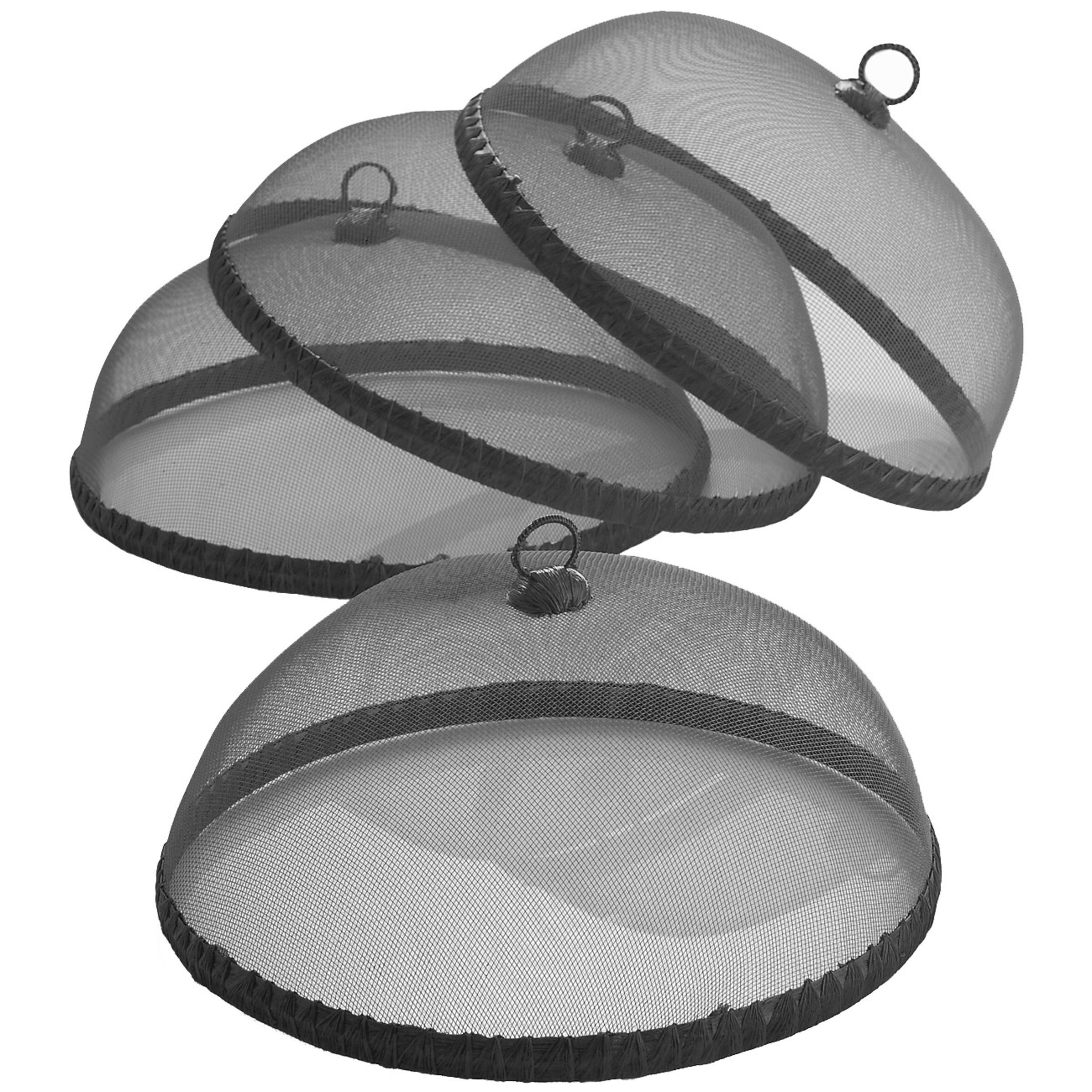Black Food Domes - Set of 4 - Walmart.com