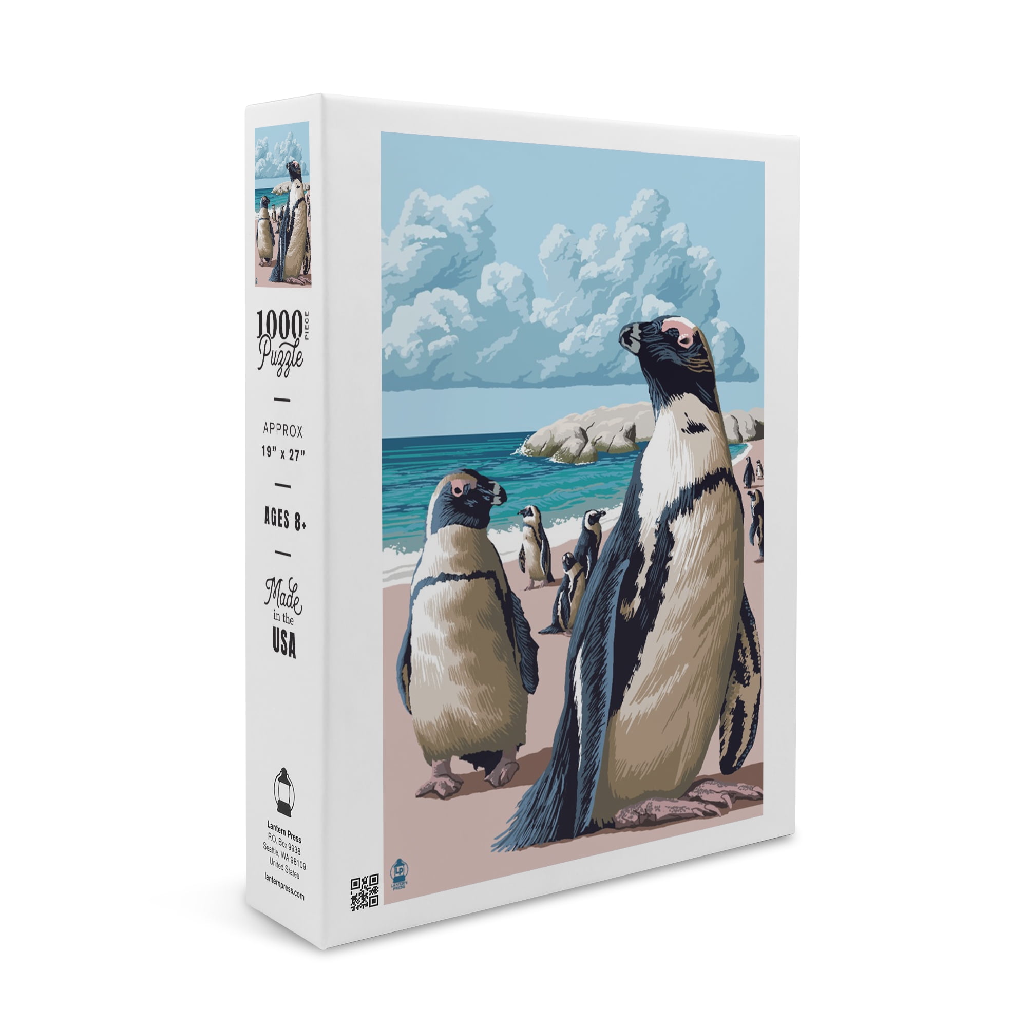 Black Footed Penguins (1000 Piece Puzzle, Size 19x27, Challenging ...