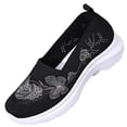 Black For Women Soft Soled, Embroidered Mesh Shoes Spring Summer ...