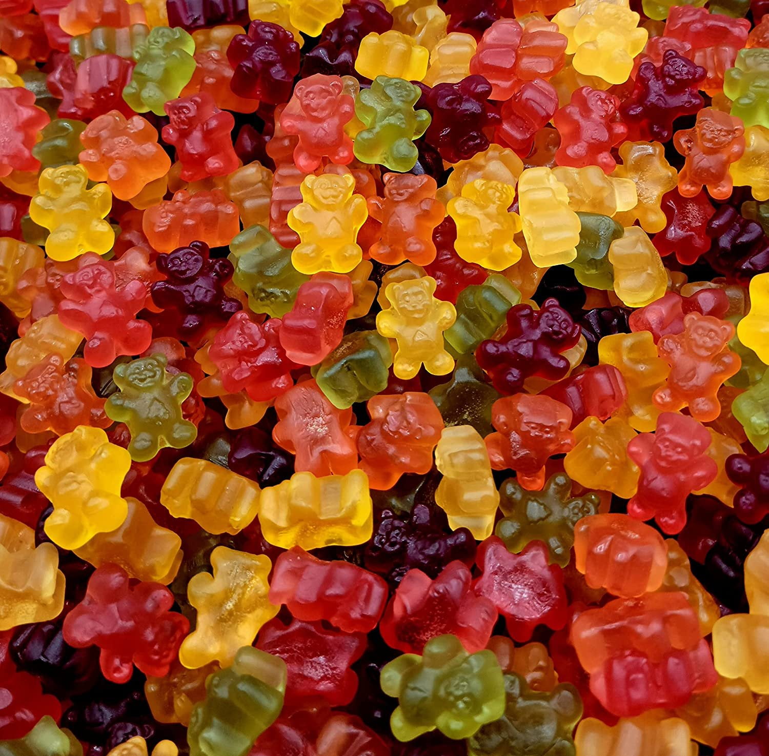 Black Forest Classic Gummy Bears - 6 Fruity Flavors Made with Real ...