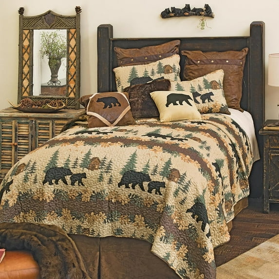 Black Forest Décor Rustic Queen Size Comforter Set – Cabin Theme ...
